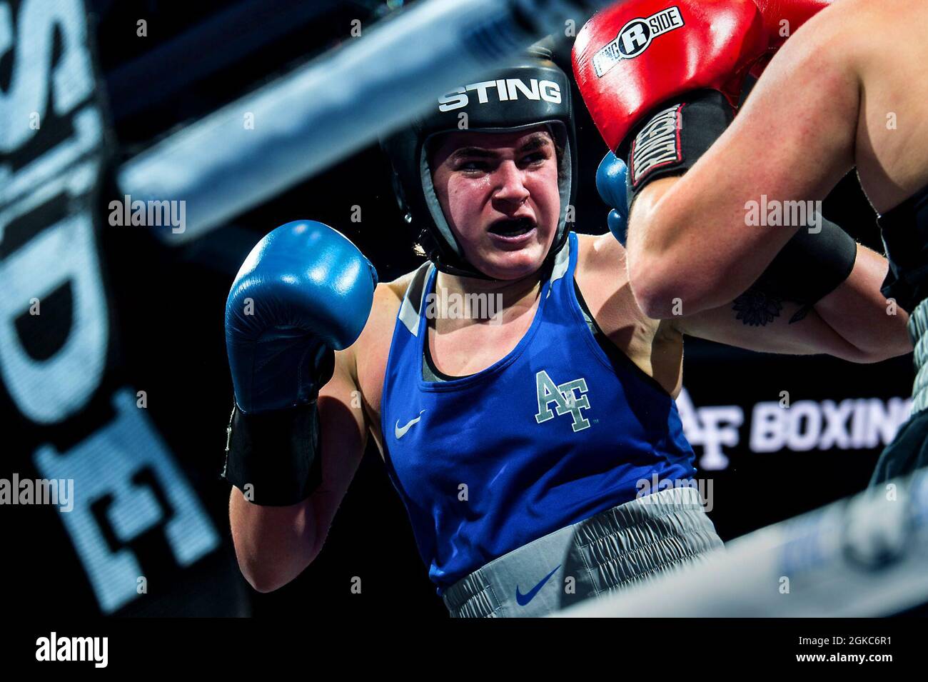 U.S. Air Force Academy -- Mack Lucas goes on attack against Annelise ...