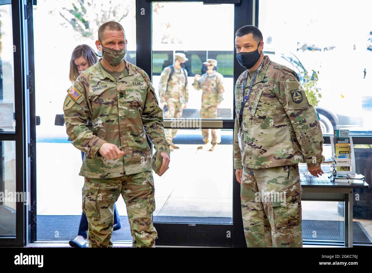 10MAR21, Sgt. Maj. of the Army Michael Grinston visited the U.S. Army ...