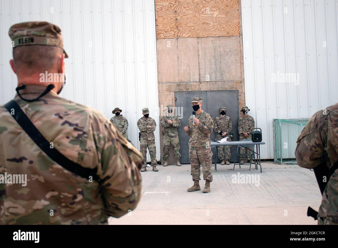 Col. William Lecates, chief medical officer for the Role II hospital at ...