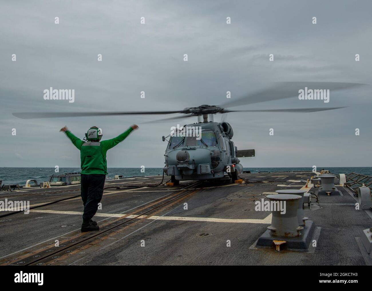 EAST CHINA SEA (March 10, 2021) U.S. Navy Aviation Electrician’s Mate ...