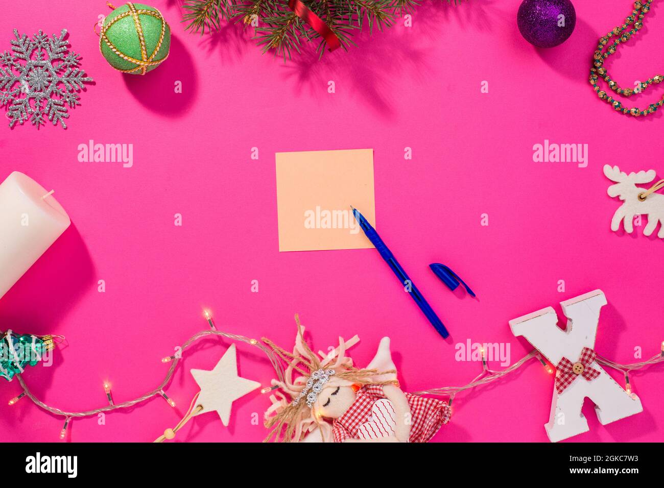 Christmas mock up template Stock Photo - Alamy