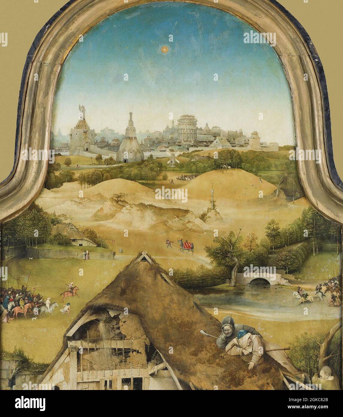 Vintage Medieval painting art Stock Photo - Alamy