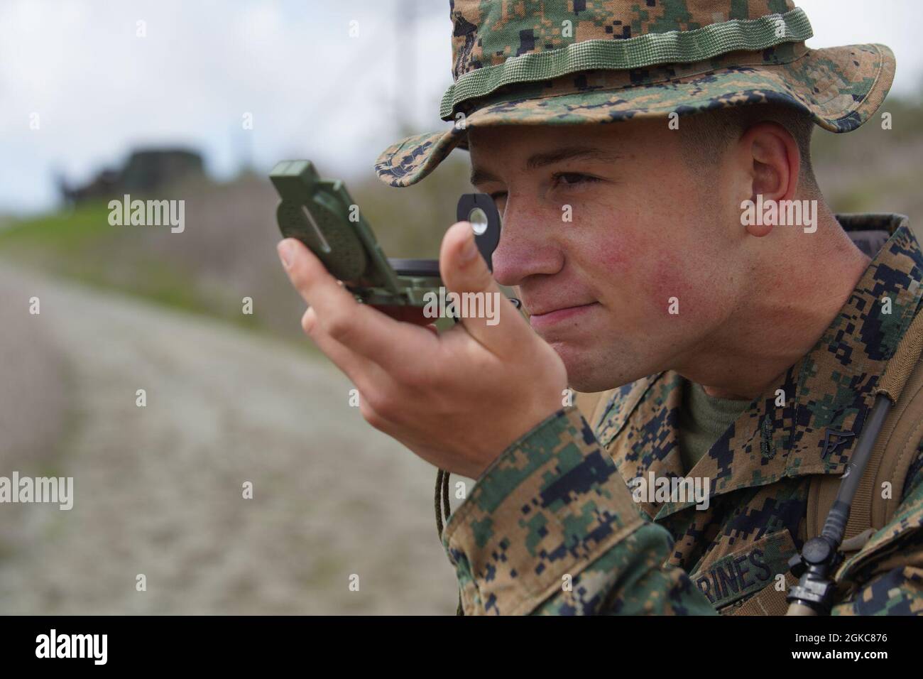 Lensatic compass hi-res stock photography and images - Alamy