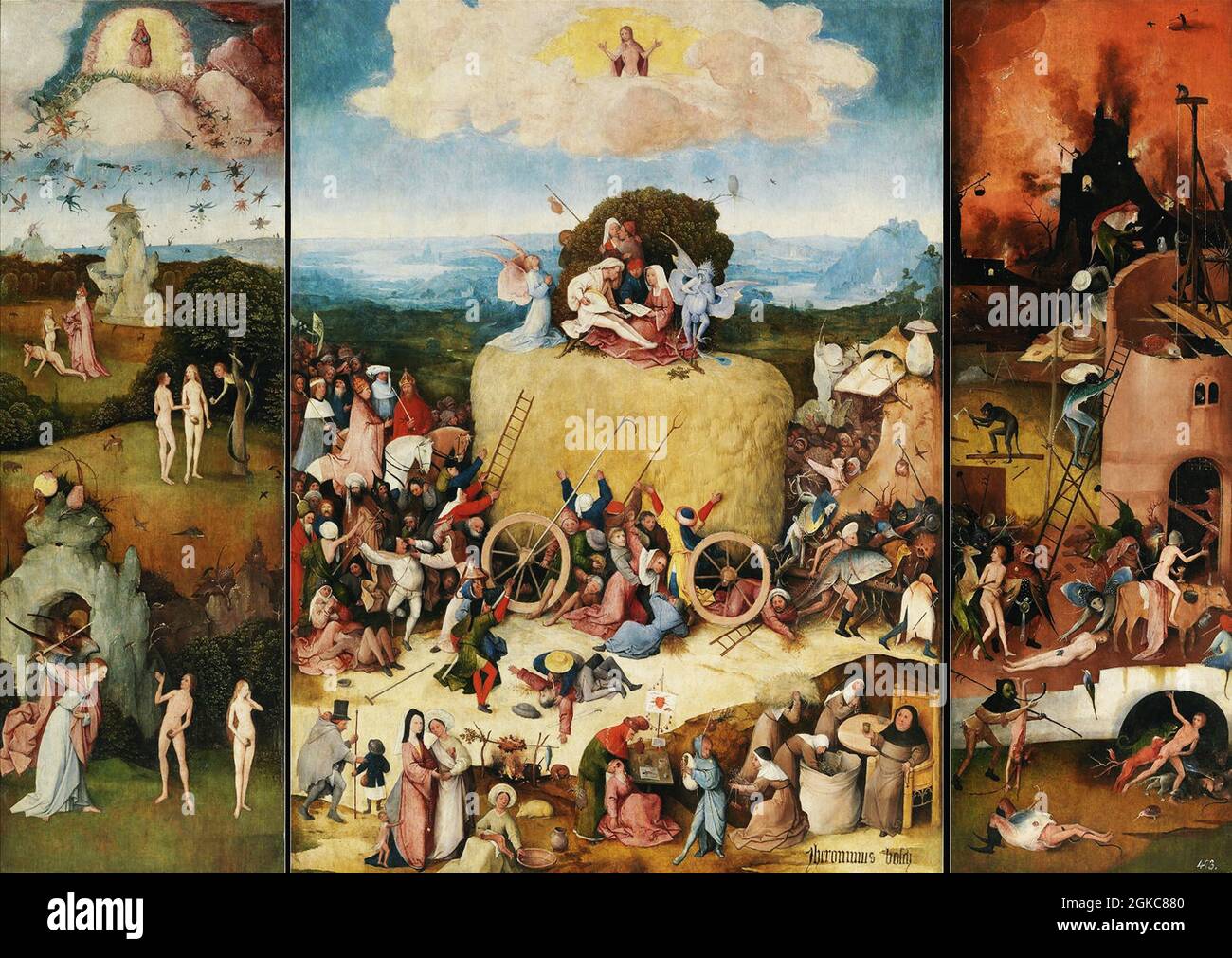 Vintage Medieval painting art Stock Photo - Alamy