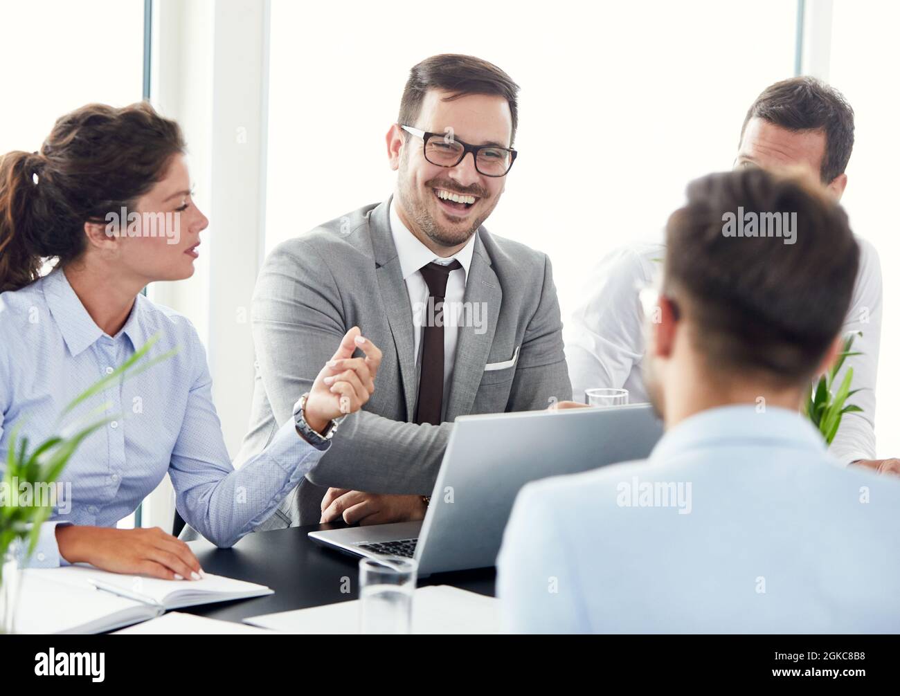 business meeting office conference team teamwork Stock Photo - Alamy