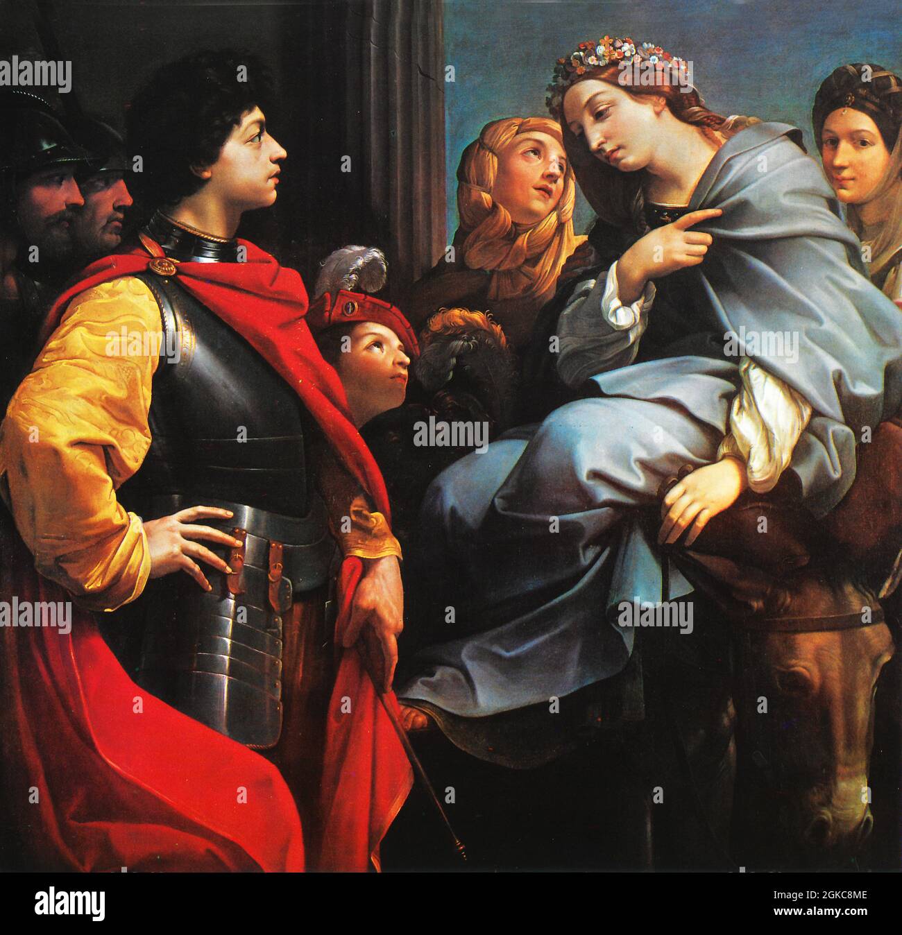 Vintage Medieval painting art Stock Photo - Alamy