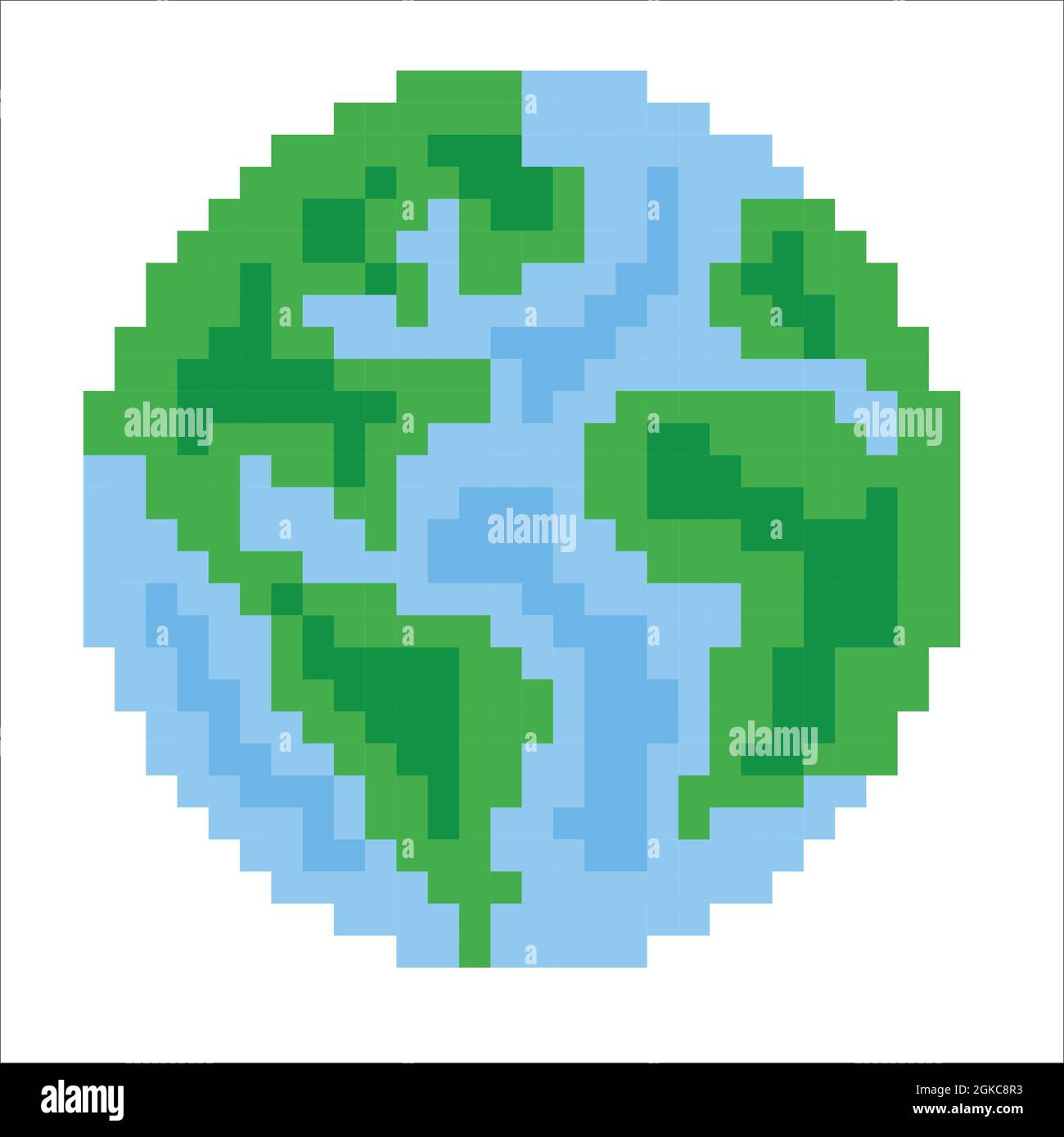 Pixel earth hi-res stock photography and images - Alamy