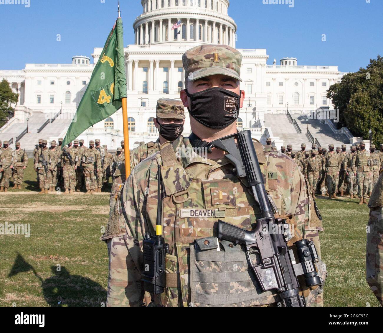 U.S. Army 2nd Lt. Jacob Deaven, 46th Military Police Company, 177th ...