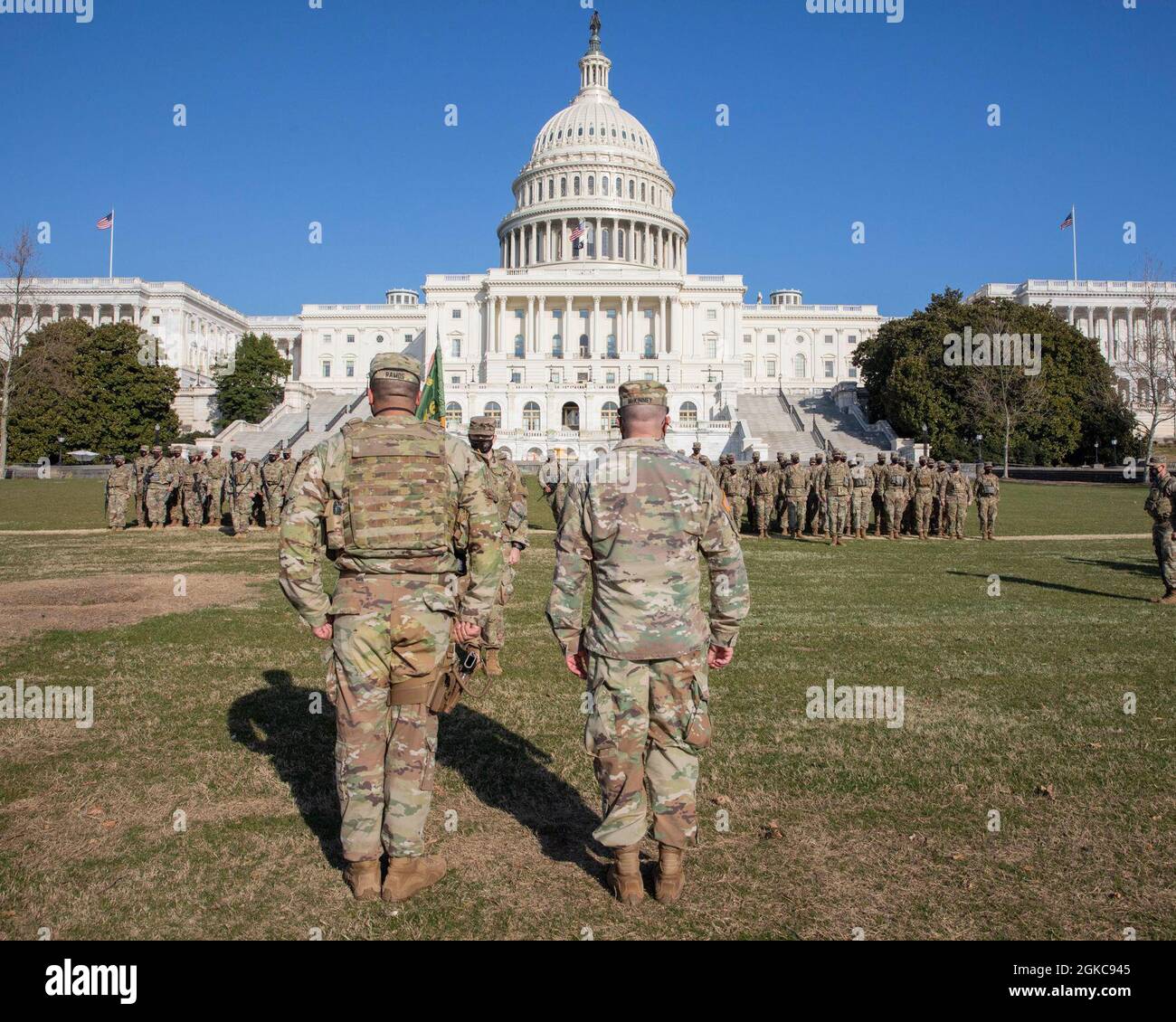 From Left: U.S. Army Capt. Dan Ramos and Col. Chris McKinney, commander ...