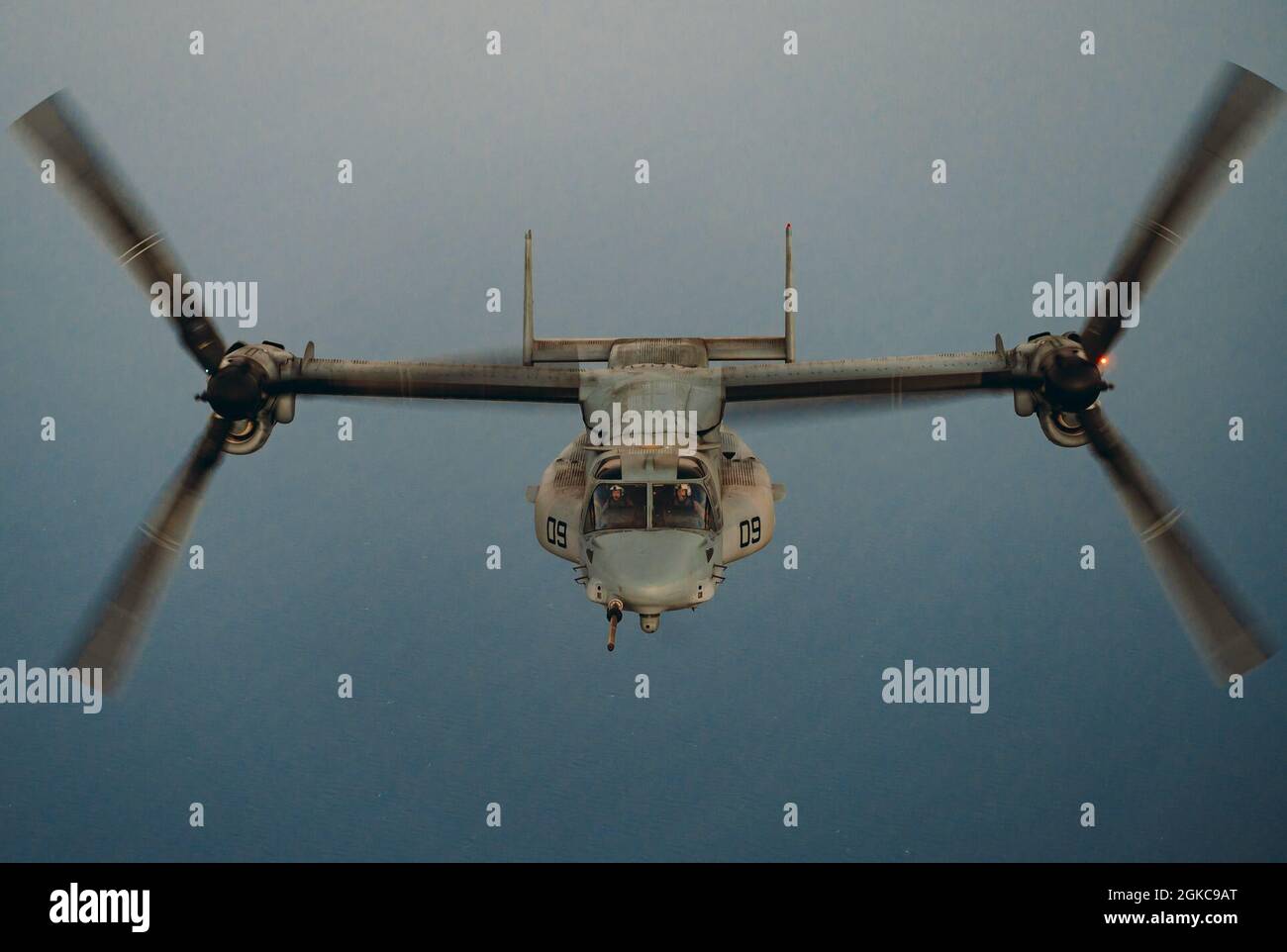 A U.S. Marine Corps MV-22 Osprey aircraft assigned to Marine Medium ...