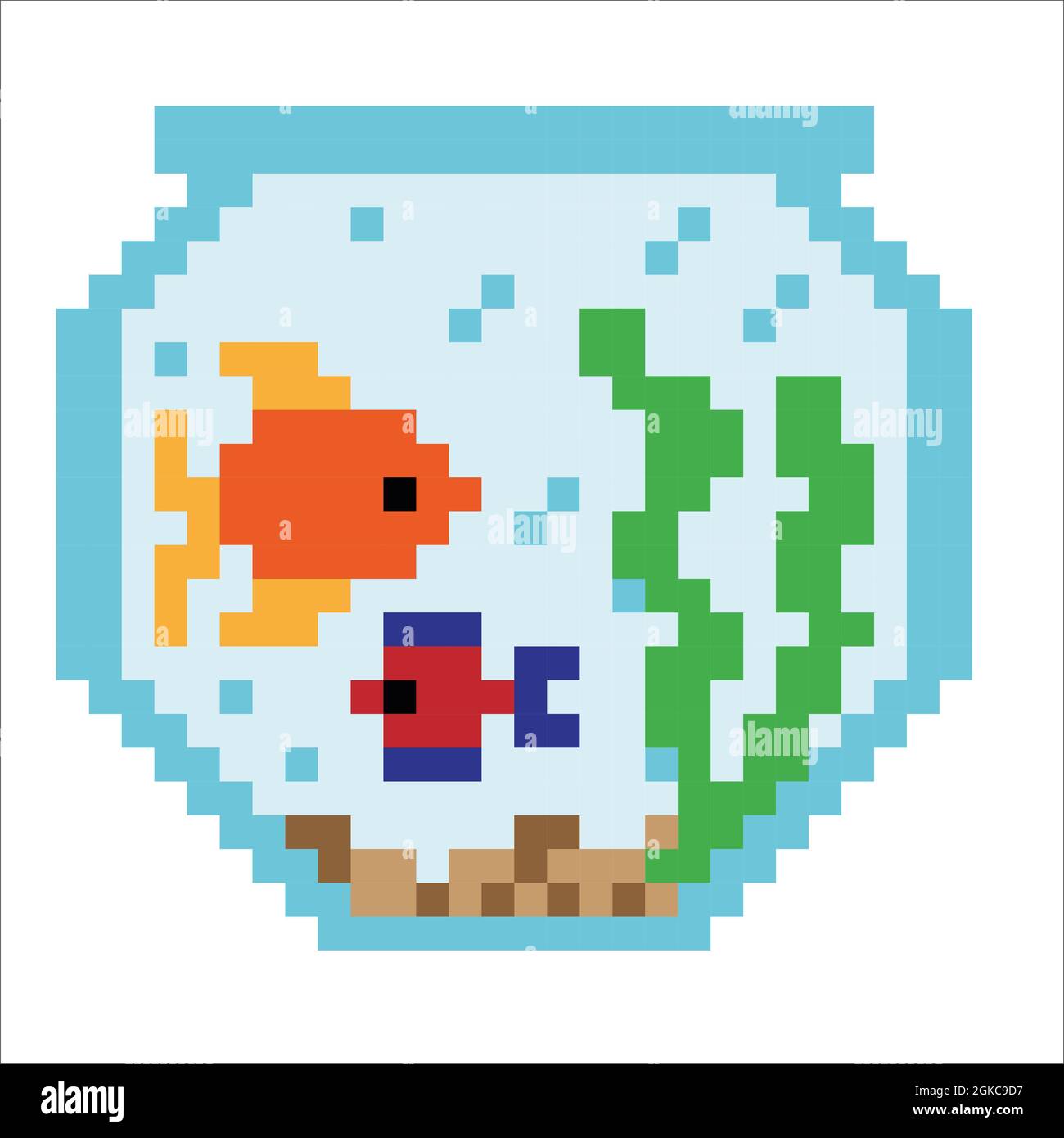 Fish Minecraft Pixel Art