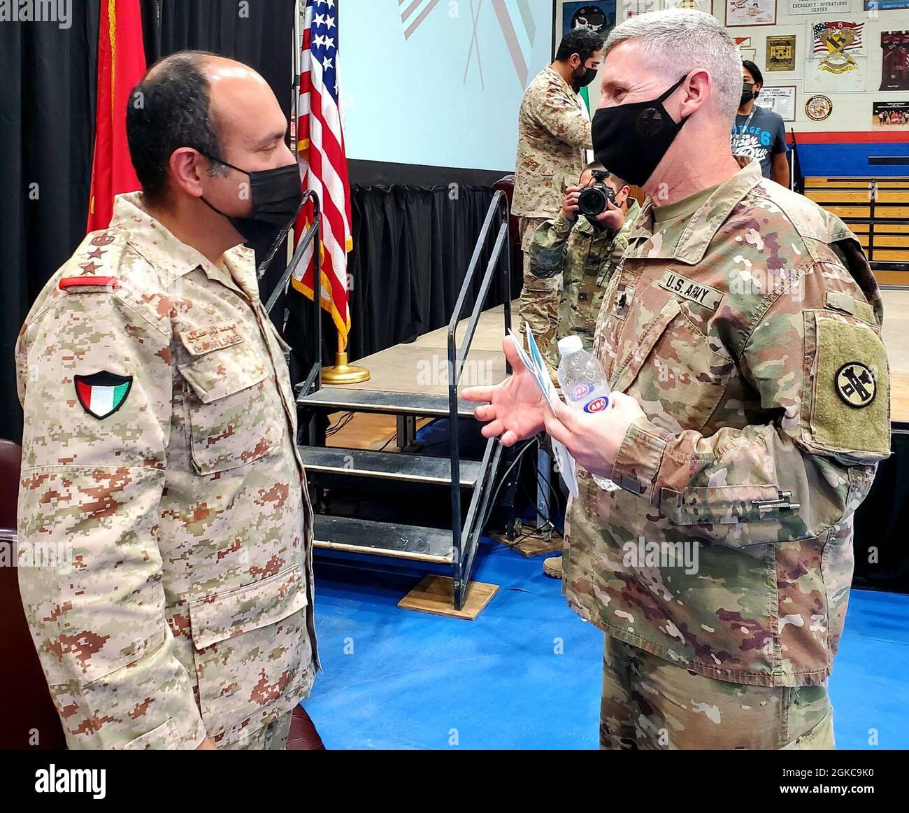 Lt. Col. Brian McGinniss, Theater Engineer Brigade’s Logistics Officer ...