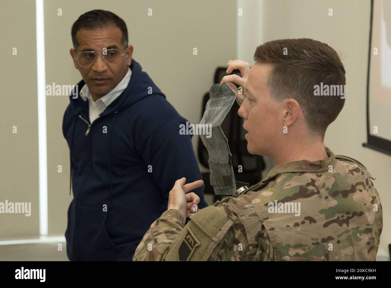 U.S. Army Spc. Brittany Stewart, 318th Chemical Company, 1st Battalion ...