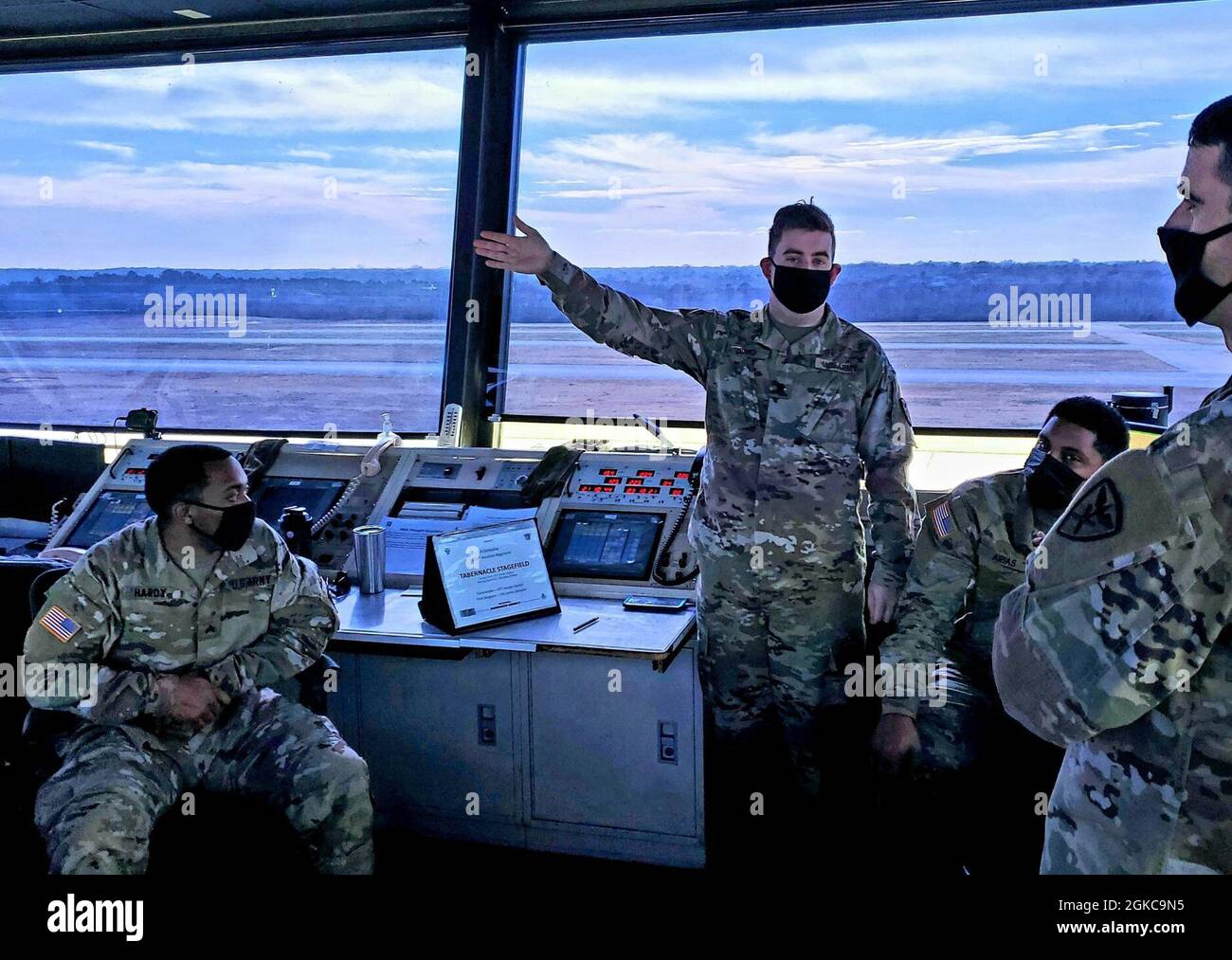 Air Traffic Control personnel like U.S. Army Sgt. Prezel Hardy, Spc ...