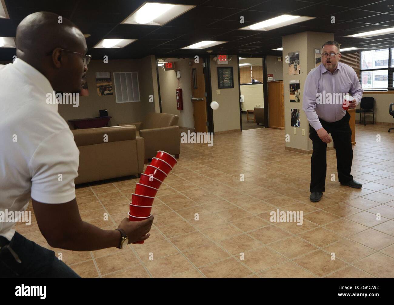 Walker along with Performance Center manager Scott Geise and ...