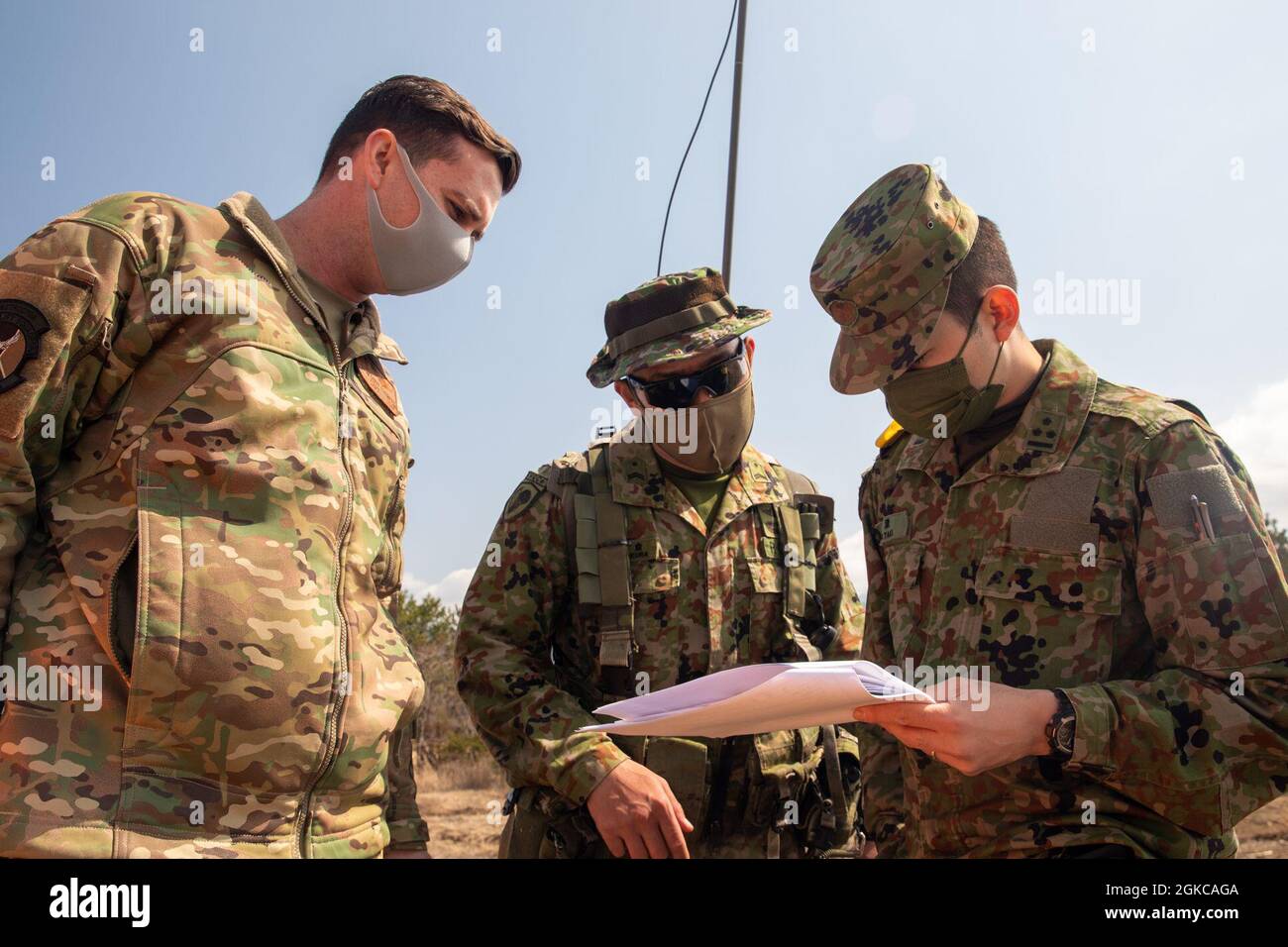 (Left to Right) U.S. Air Force Capt. Cody Everett, 36th Airlift ...