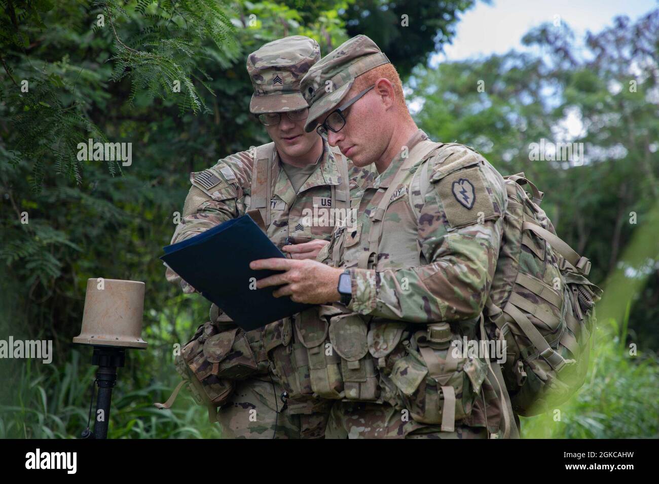 A SIGINT Collection Team assigned to 29th Brigade Engineer Battalion ...