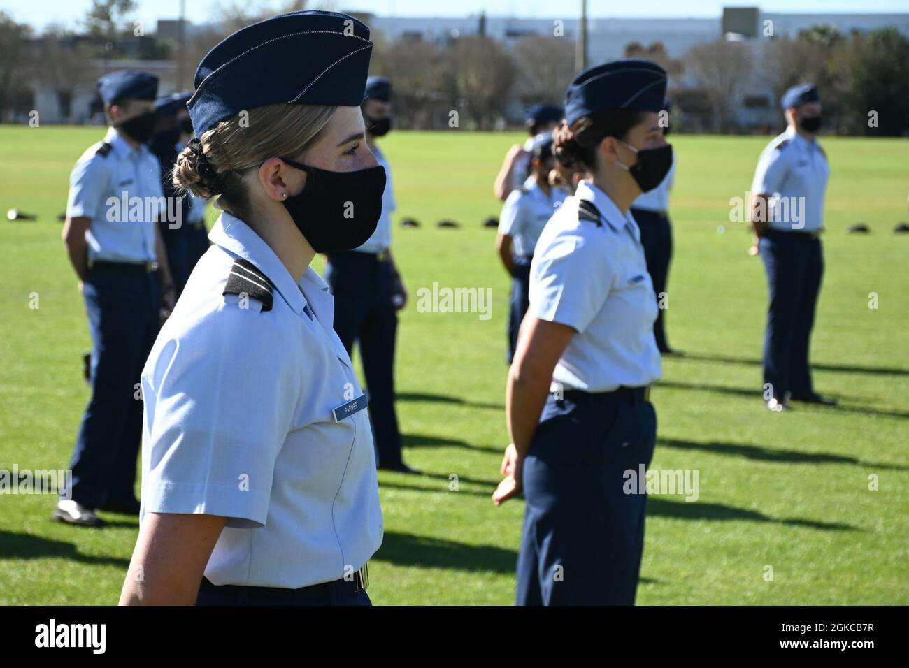 Florida State University cadets assigned to Detachment 145 listen to ...