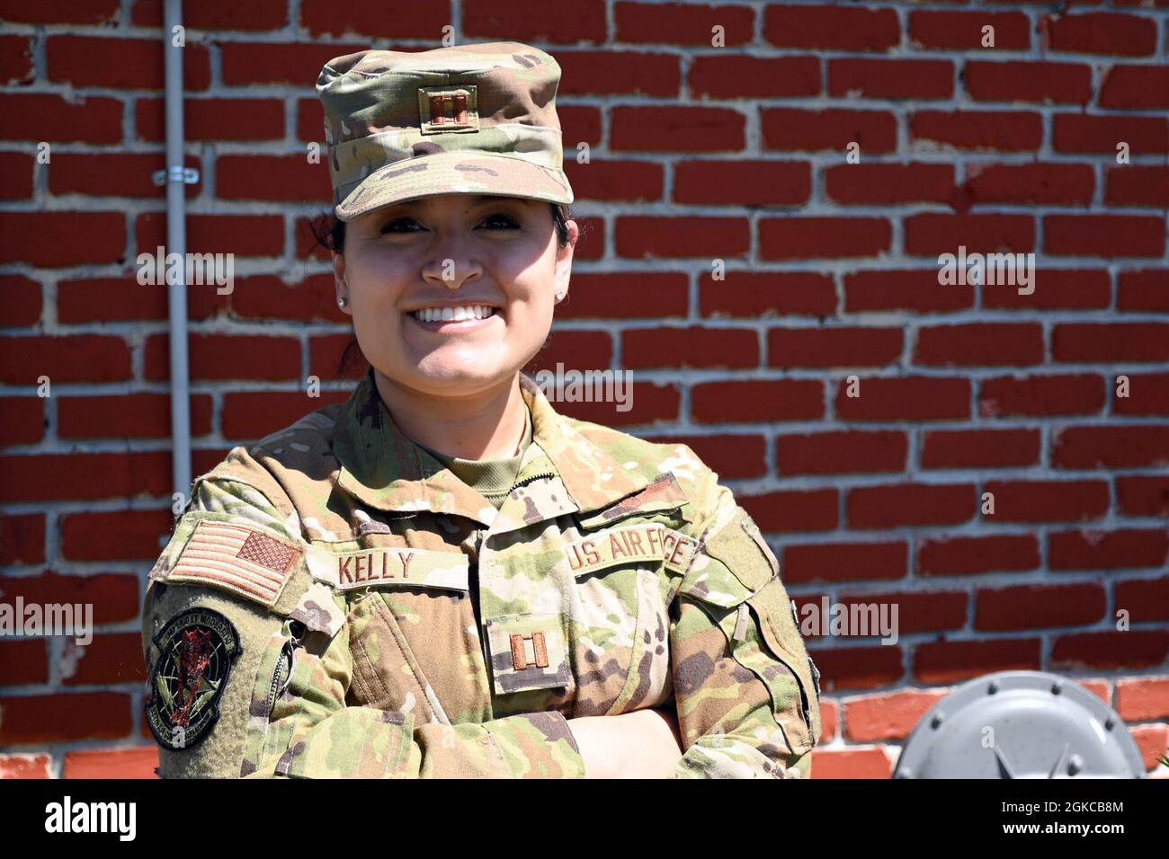 U.S. Air Force Capt. Jessica Kelly, 337th Air Control Squadron air ...