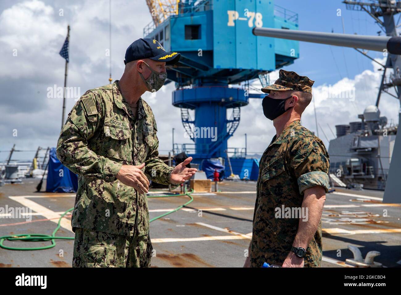 U.S. Marine Corps Brig. Gen. Kyle Ellison, commanding general, 3d ...