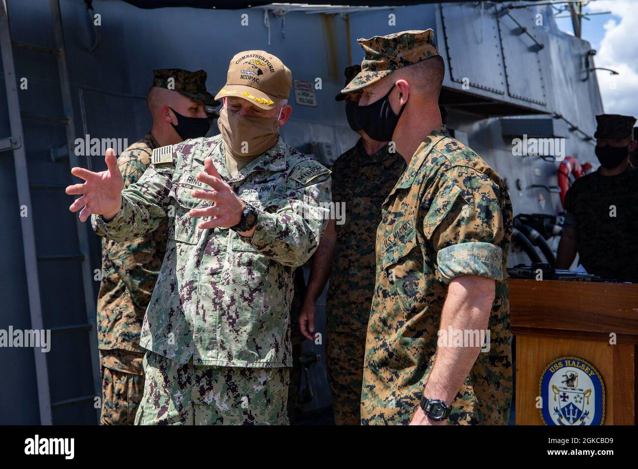 U.S. Marine Corps Brig. Gen. Kyle Ellison, commanding general, 3d ...