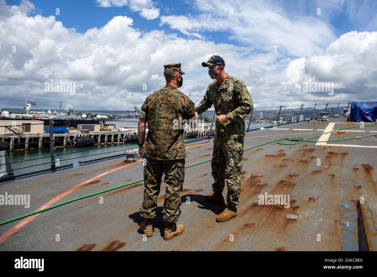 U.S. Marine Corps Brig. Gen. Kyle Ellison, commanding general, 3d ...
