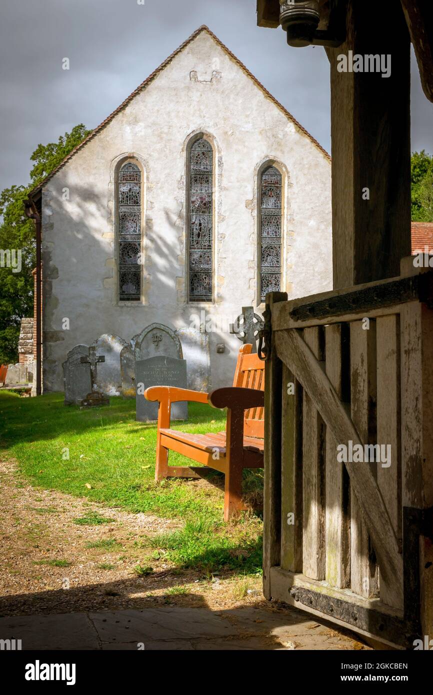 Saint Mary the virgin Barnham church, West Sussex, UK Stock Photo - Alamy