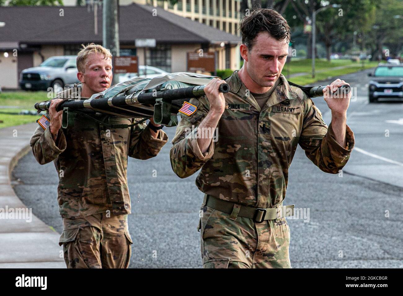 1st Lt. Joe Schroer, a platoon leader for C Troop, 3rd Squadron, 4th ...