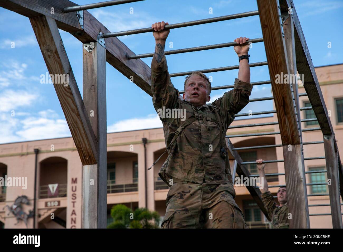 1st Lt. Joe Schroer, a platoon leader for C Troop, 3rd Squadron, 4th ...