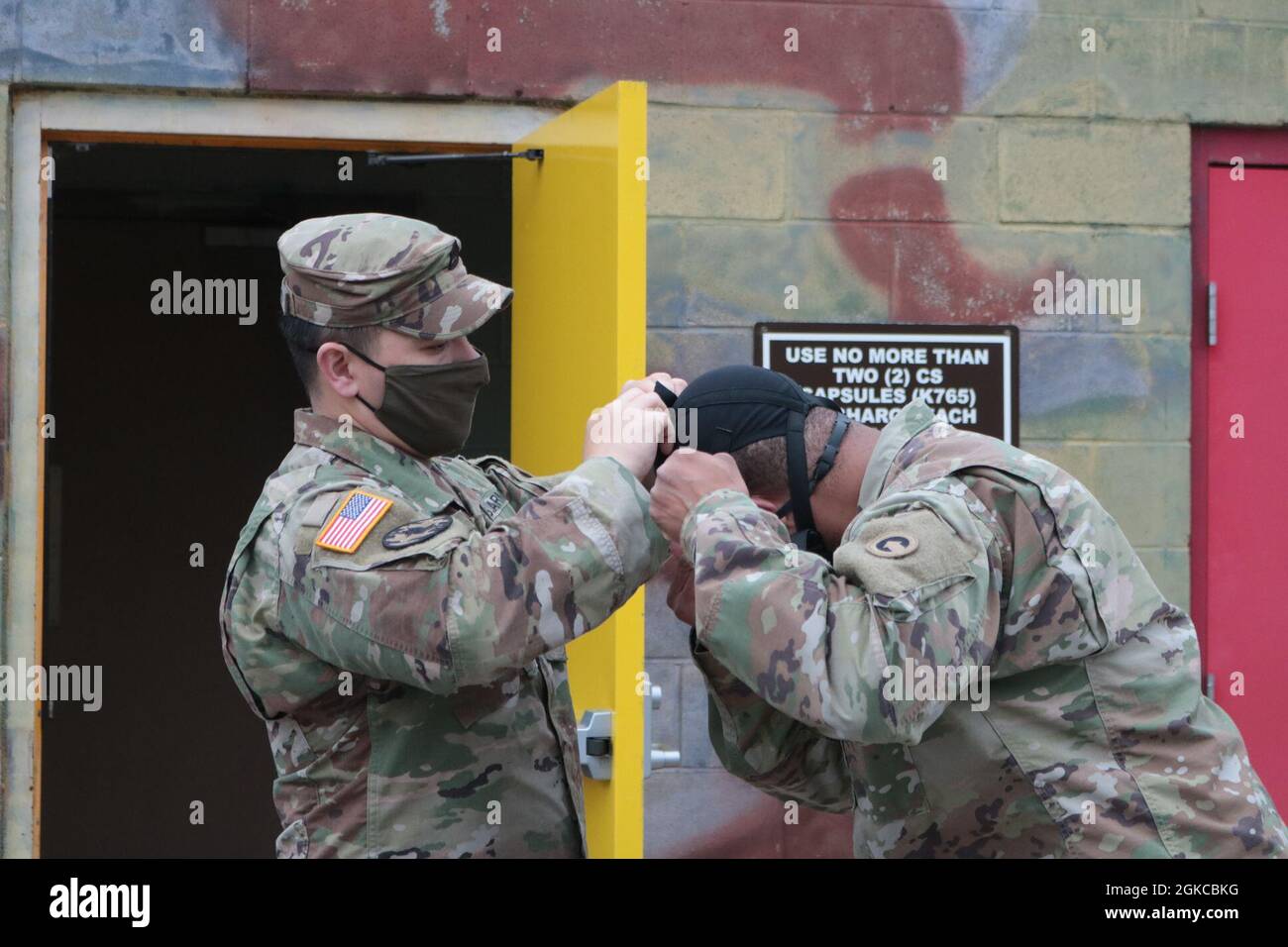Sgt. 1st Class Elias Solano, force protection noncommissioned officer ...
