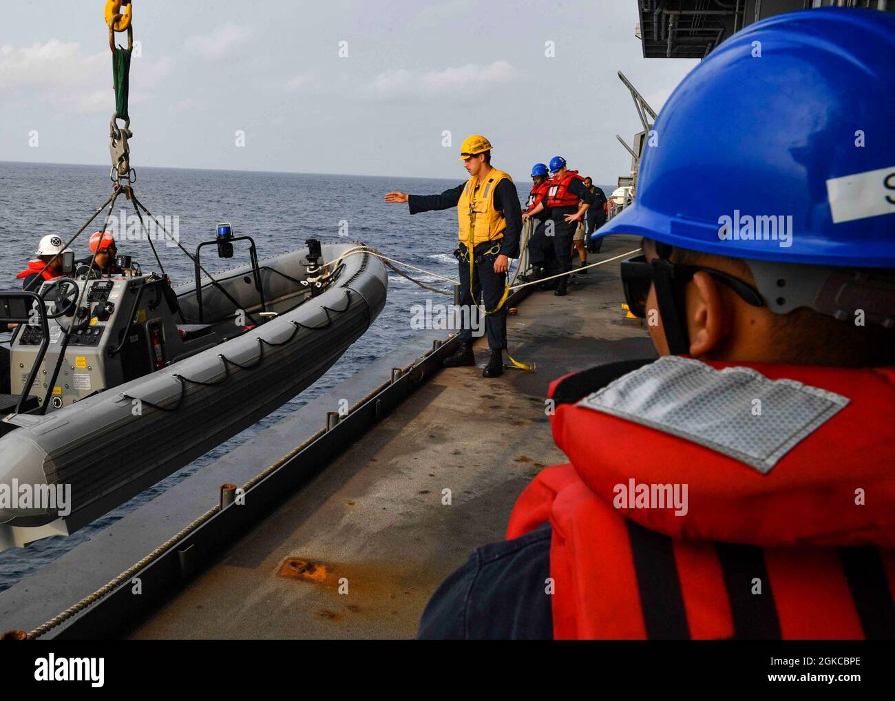ATLANTIC OCEAN (Mar. 11, 2021) Boatswain’s Mate 3rd Class Isacc Isbell ...