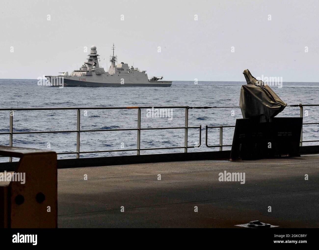 ATLANTIC OCEAN (Mar. 11, 2021) The Italian frigate Luigi Rizzo (F595 ...