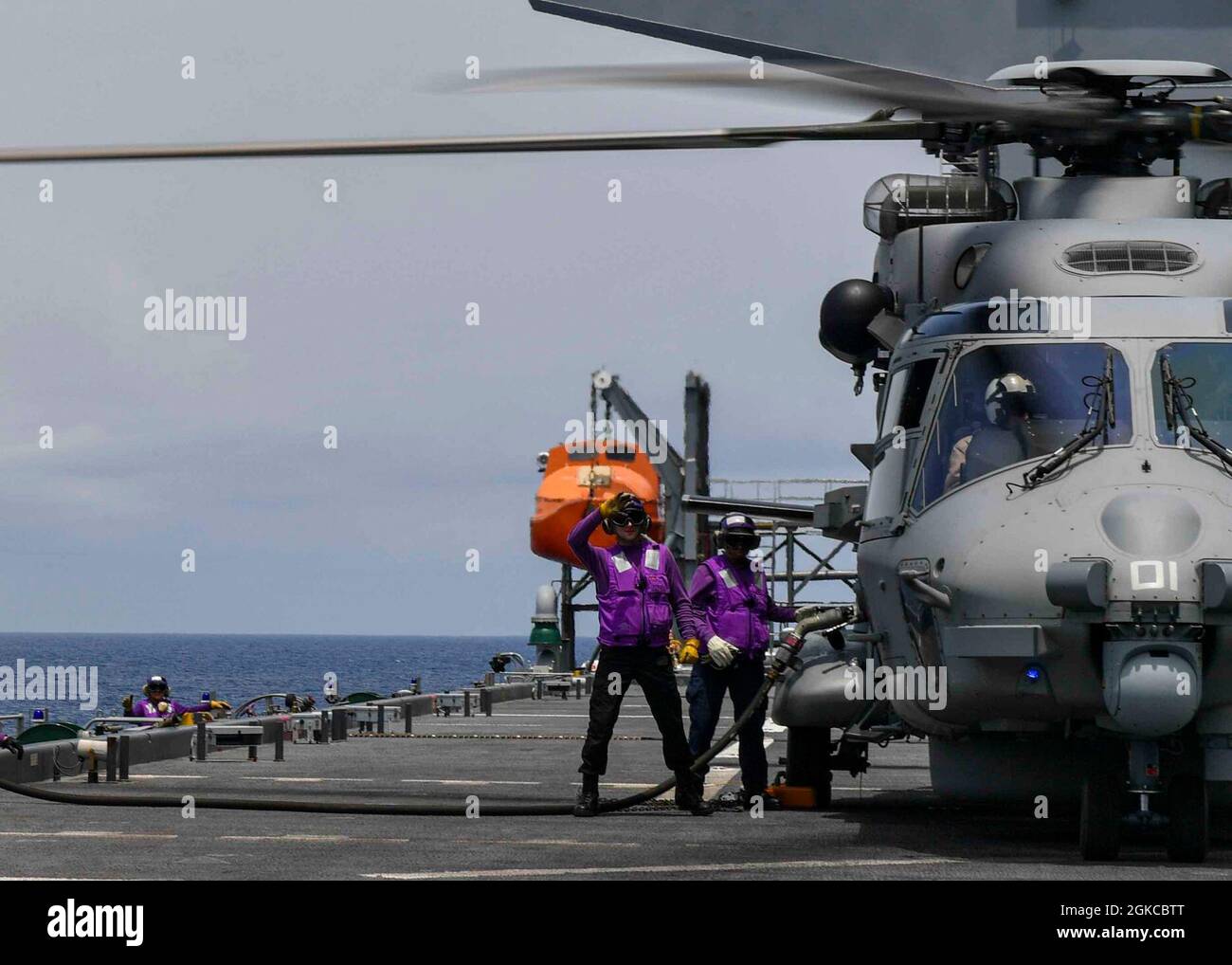 ATLANTIC OCEAN (Mar. 11, 2021) Aviation Boatswain’s Mate (Fuels) 3rd ...
