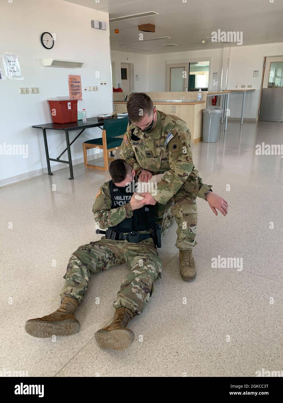 Sgt. Travis Bearden, a critical care flight medic with the 1st ...