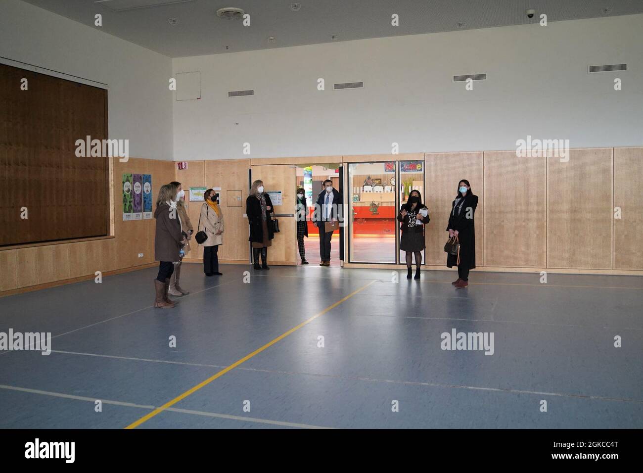 During the guided tour through the Netzaberg Child and Youth Services ...