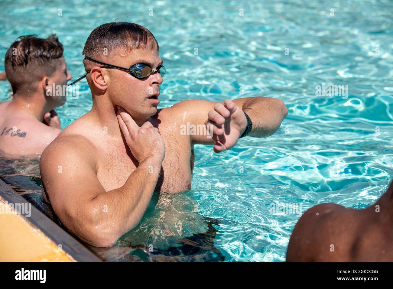 U.S. Marine Corps Maj. Nicholas S. Gregson, battalion executive officer ...
