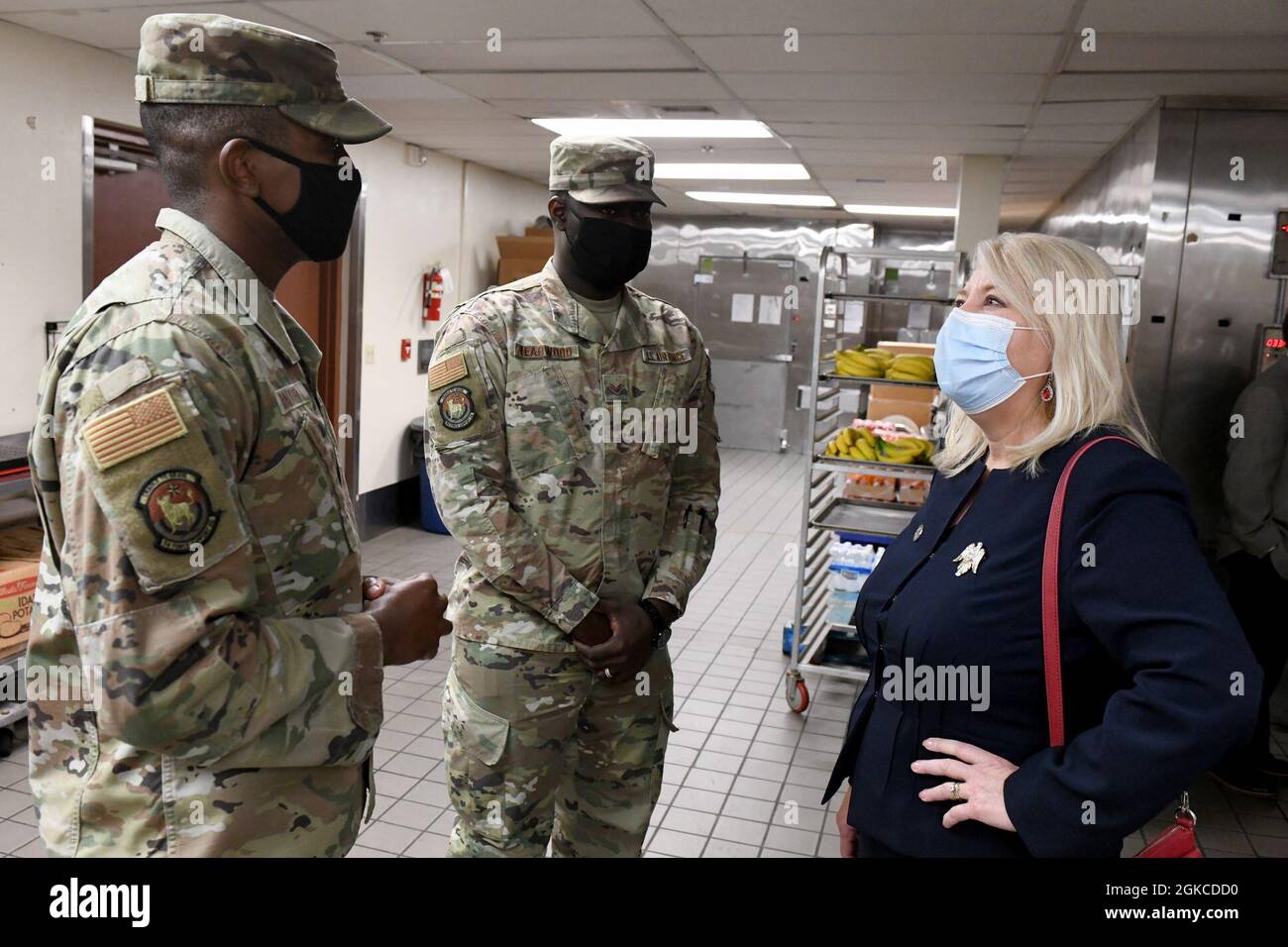 U.S. Congresswoman Debbie Lesko (AZ-08) speaks with 56th Force Support ...