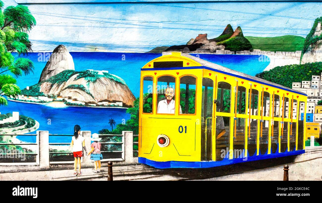 The santa teresa tram hi-res stock photography and images - Alamy