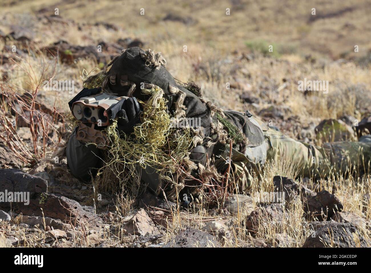 FORT IRWIN, Calif.- An Observer/Controller Trainer, from 1st Special ...