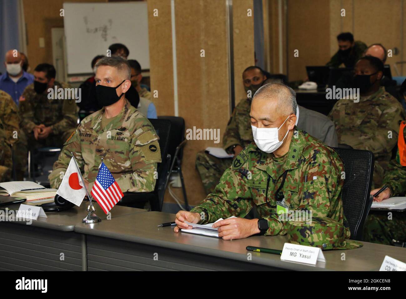 Maj. Gen. Hiroshi Yasui, Japan Ground Self-Defense Force Middle Army ...