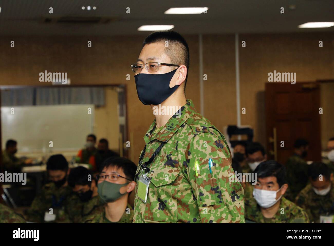 Maj. Yoshinori Kitayama, Japan Ground Self-Defense Force Middle Army ...