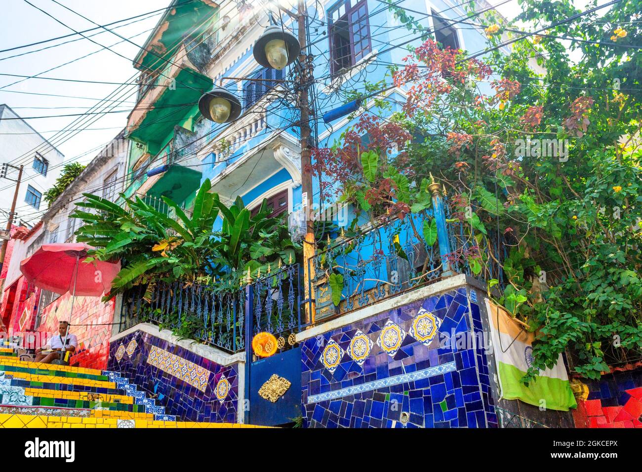 Selaron Steps, Rio de Janeiro, Brazil Stock Photo - Alamy