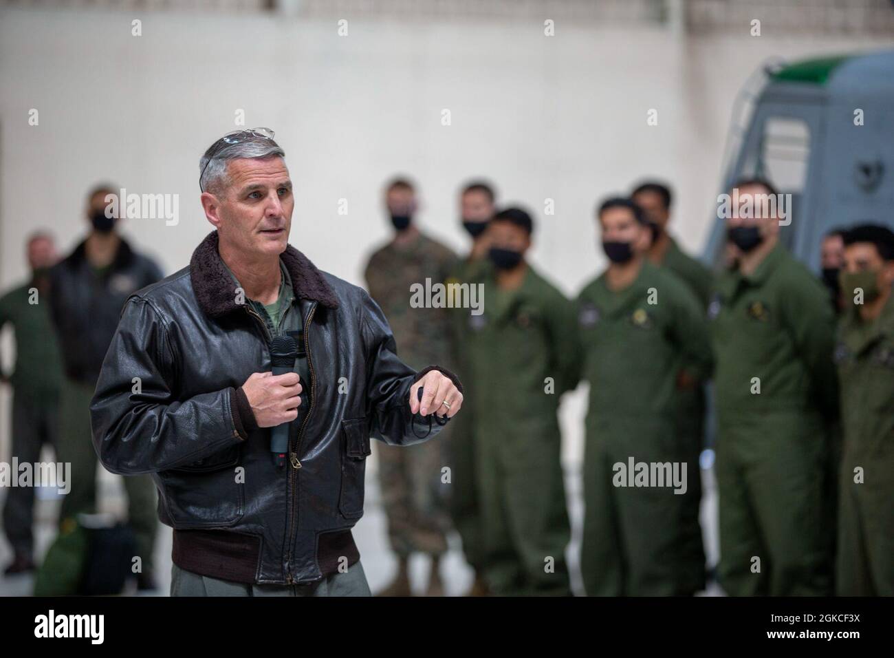 U.S. Marine Maj. Gen. Christopher Mahoney, the commanding general of ...