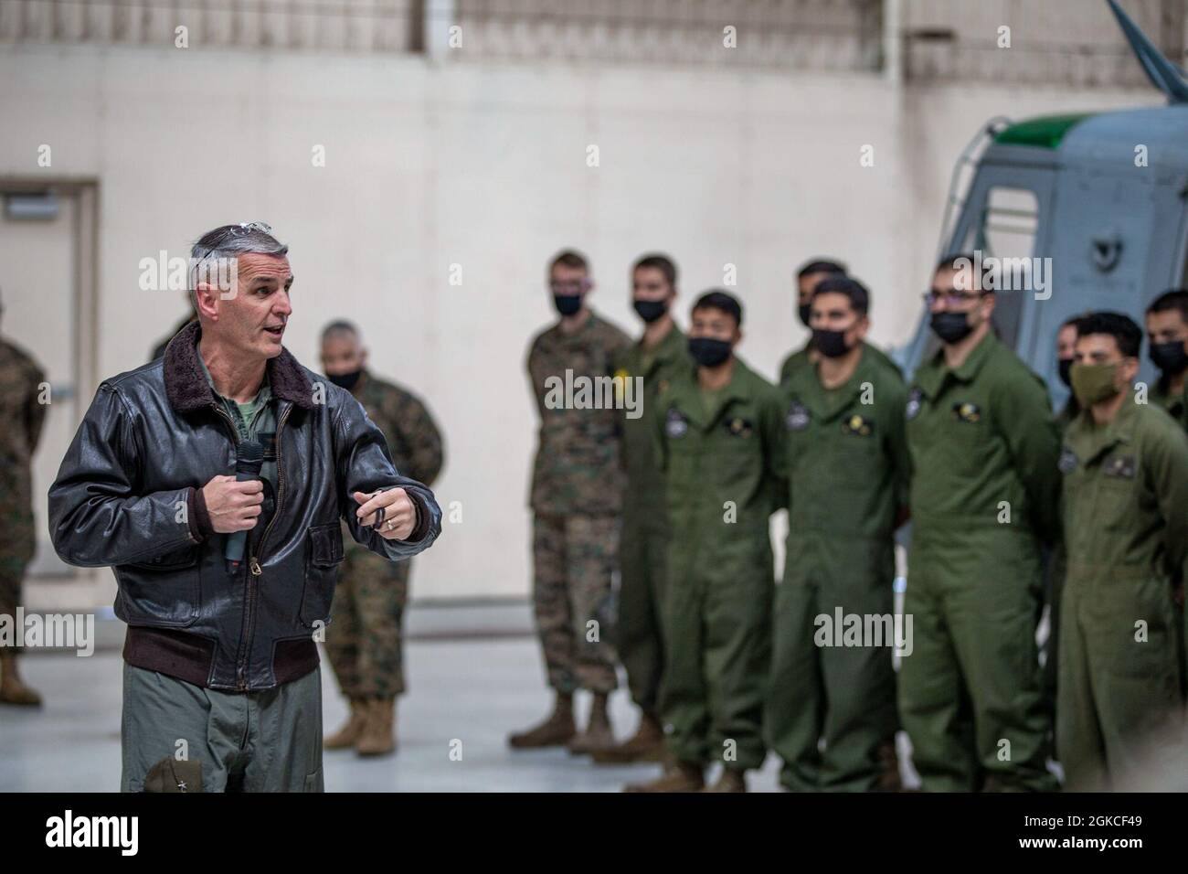 U.S. Marine Maj. Gen. Christopher Mahoney, the commanding general of ...
