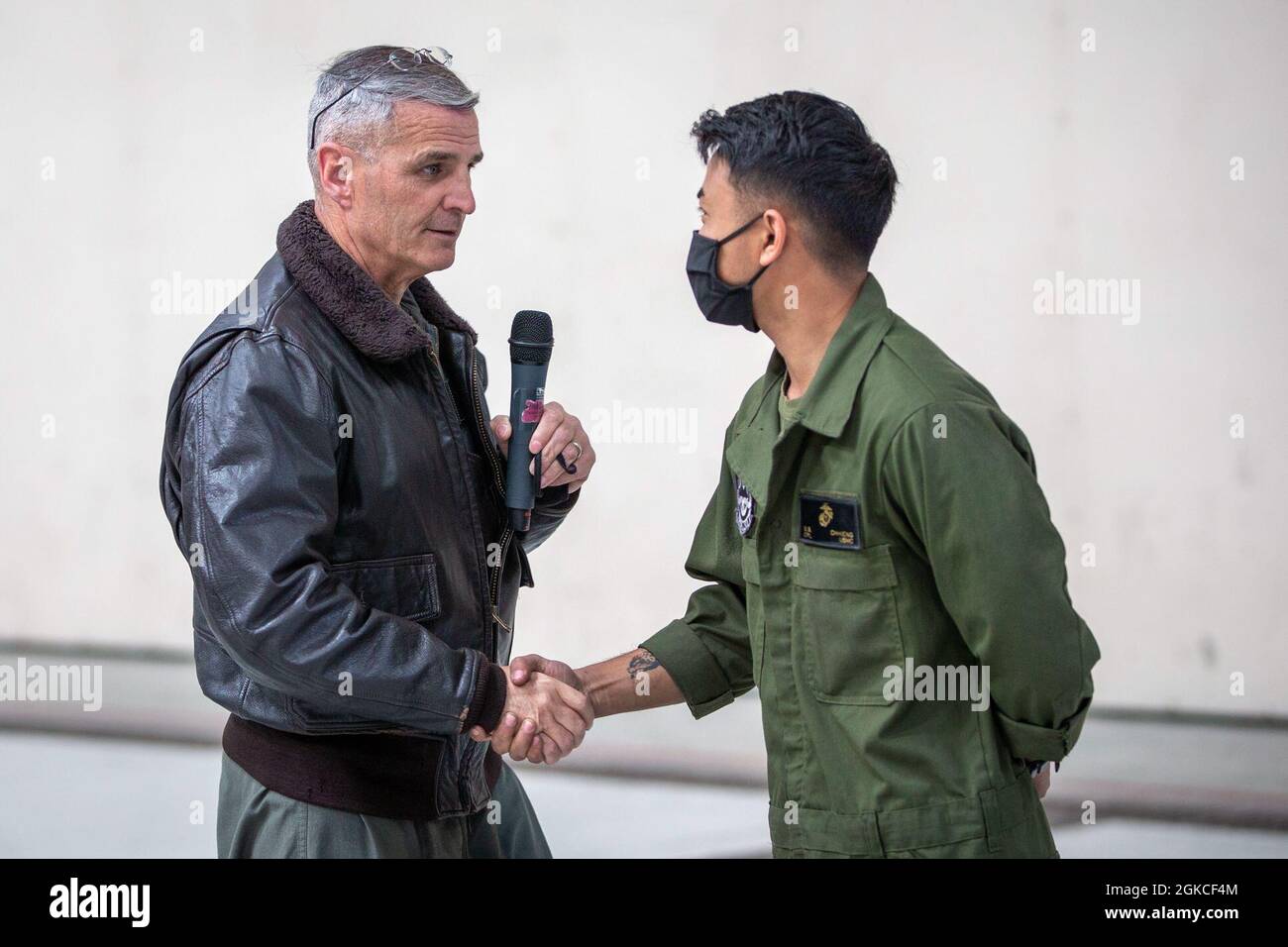 U.S. Marine Maj. Gen. Christopher Mahoney, the commanding general of ...