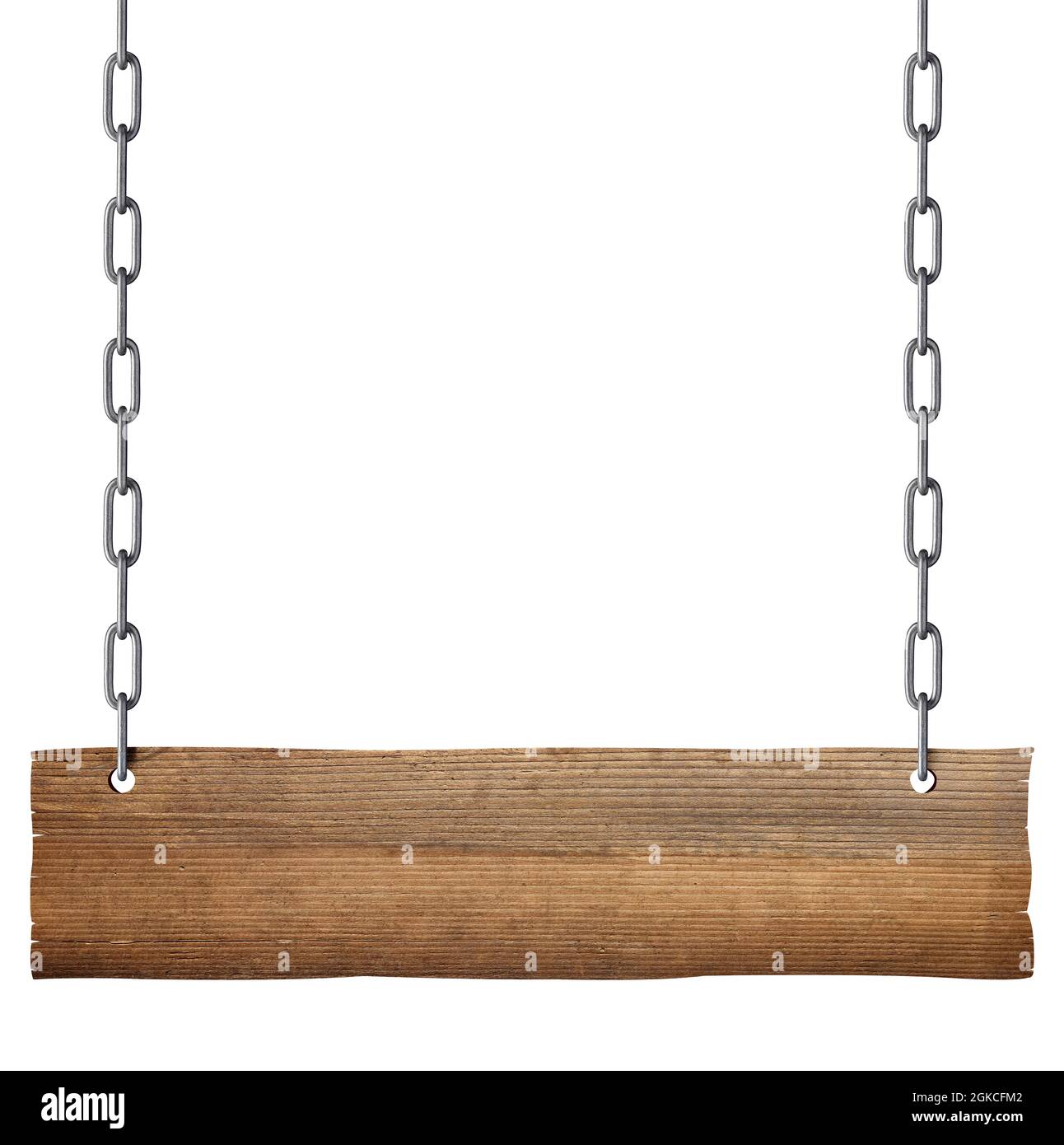 close up of a wooden sign on white background Stock Photo - Alamy