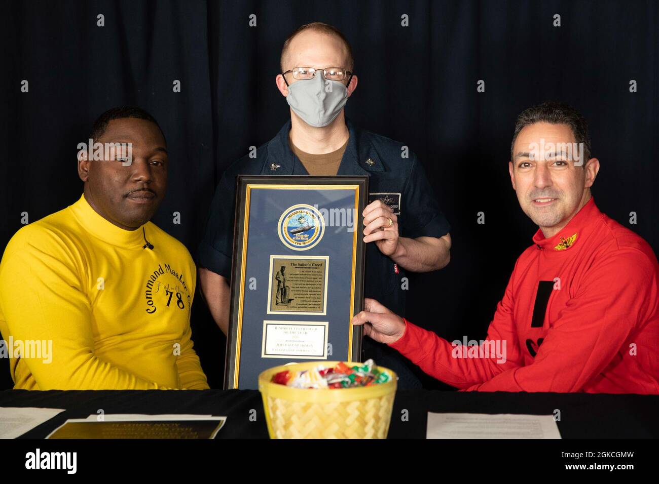 Capt. Paul Lanzilotta, USS Gerald R. Ford's (CVN 78) commanding officer ...