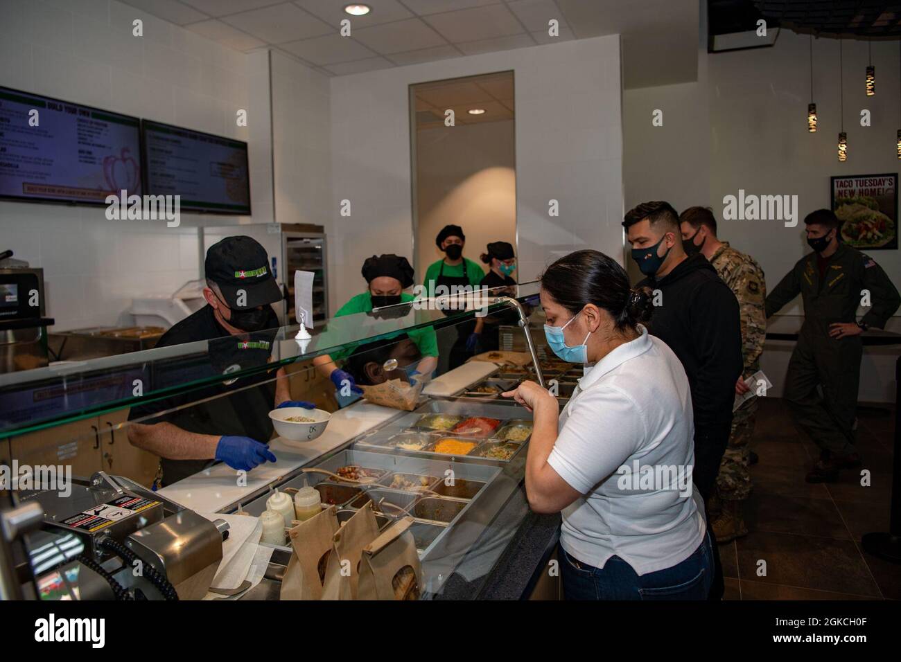 NAVAL STATION ROTA, Spain (Mar. 12, 2021) - Customers order food at the ...