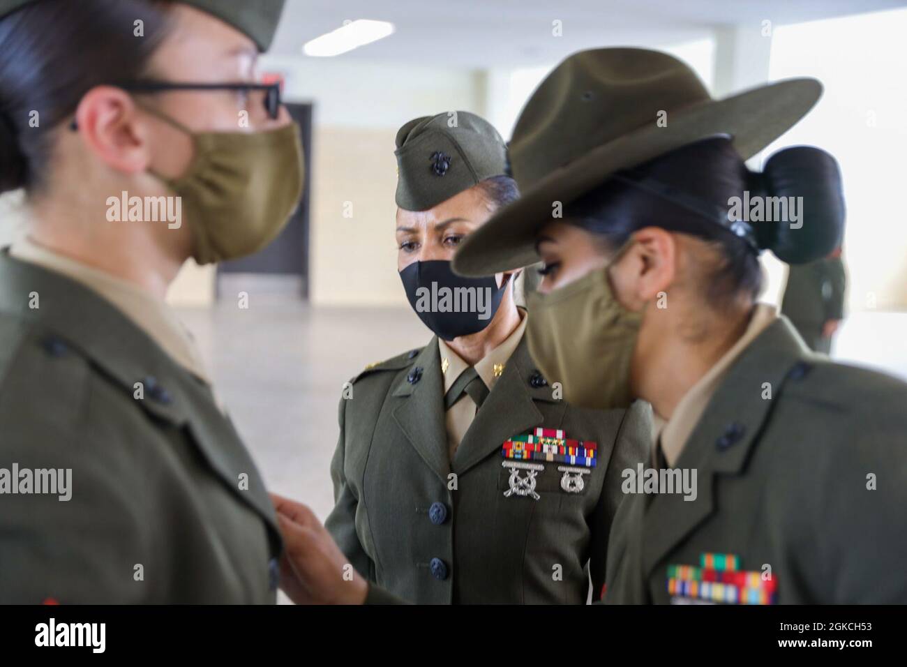 Maj. Angela Youmans, Executive Officer with 4th Recruit Training ...