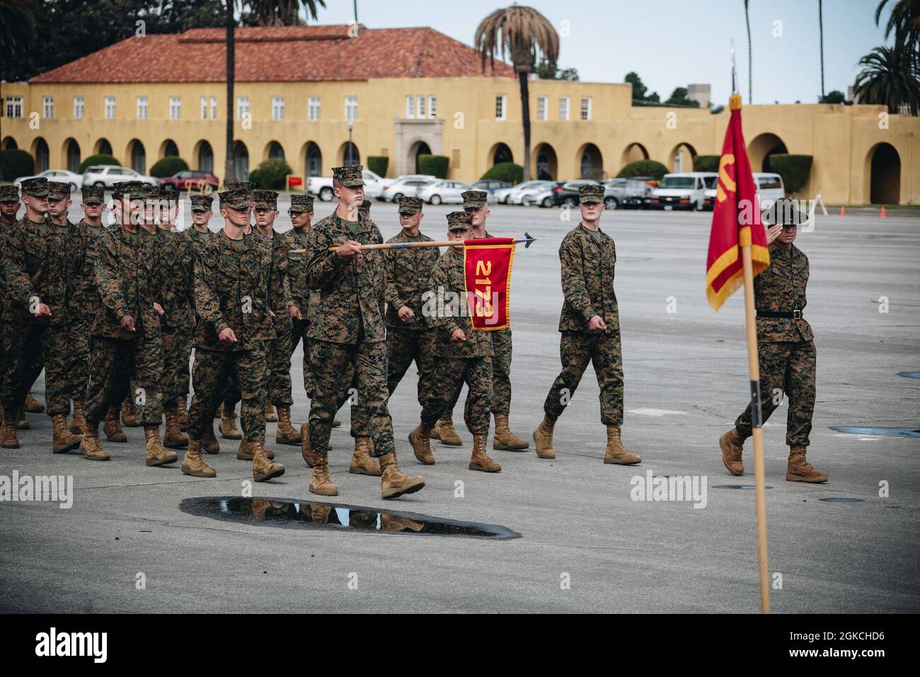 U.S. Marine Corps Pfc. Colby A. Galbraith, the honor graduate for ...